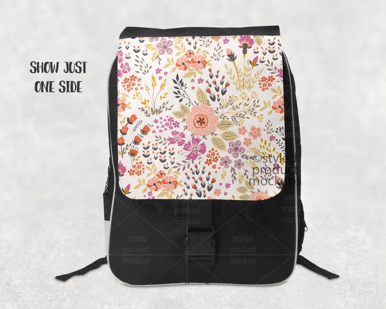 Dye Sublimation Large Backpack Mockup Add Your Own Image and - Etsy