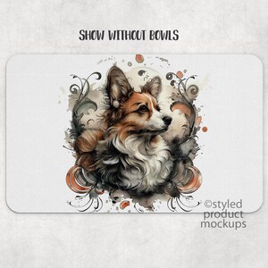 Dye Sublimation Pet Mat Mockup Template| Add Your Own Image and ...