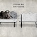 Dye Sublimation Memorial Mini Bench Mockup | Add Your Own Image and ...