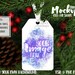 Dye Sublimation Gift Tag Shaped Ornament Mockup | Add Your Own Image ...