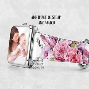 Dye Sublimation Smart Watch Band Mockup | Add Your Own Image and ...