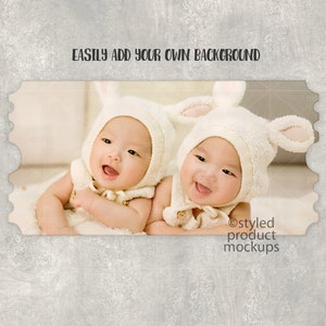 Dye Sublimation Acrylic Ticket Mockup | Add Your Own Image and ...