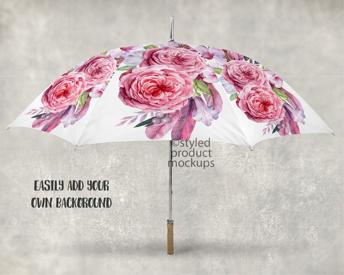 Dye Sublimation Umbrella Mockup | Add Your Own Image and Background - Etsy