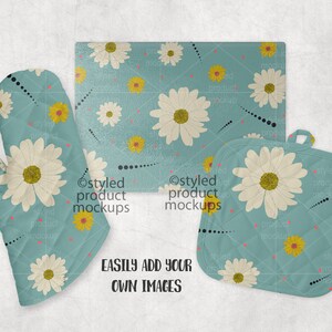 Dye Sublimation Kitchen Gift Set Mockup | Add Your Own Image and ...