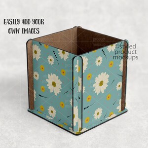 Dye Sublimation MDF Box Mockup | Add Your Own Image and Background - Etsy