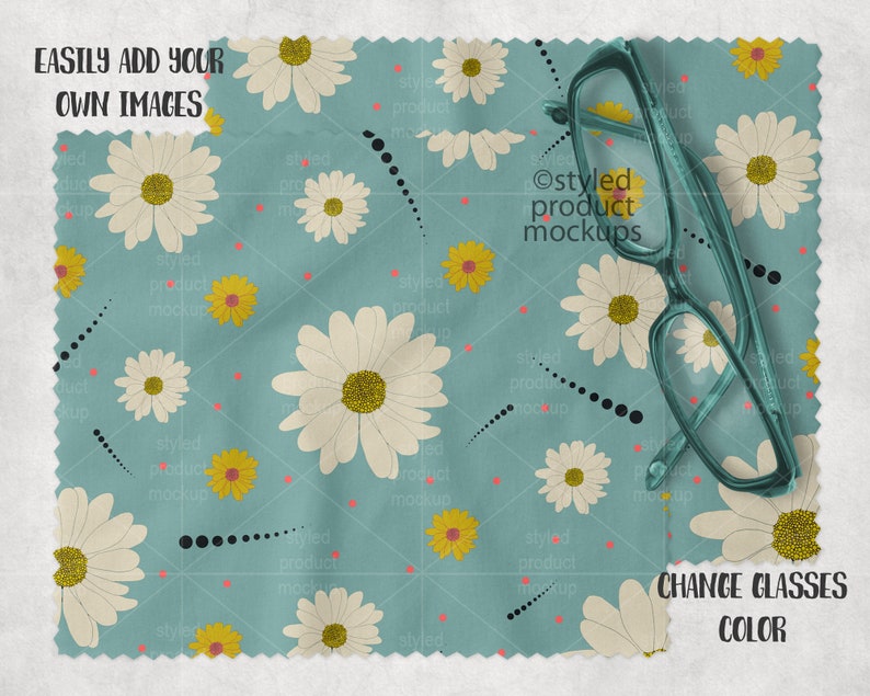 Dye Sublimation Eyeglass Cleaner Mockup Add Your Own Image - Etsy