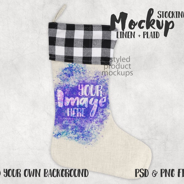 Plaid Stocking - Etsy