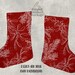 Dye Sublimation Linen Stocking Mockup Add Your Own Image and - Etsy