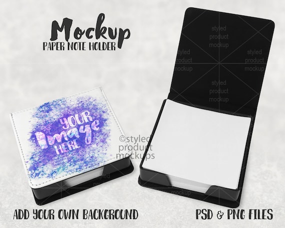 Dye Sublimation Paper Pad Note Holder Mockup Add Your Own - Etsy