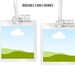 Laminated Square Luggage Tag | Bag Tag Mockup | Add Your Own Image and ...