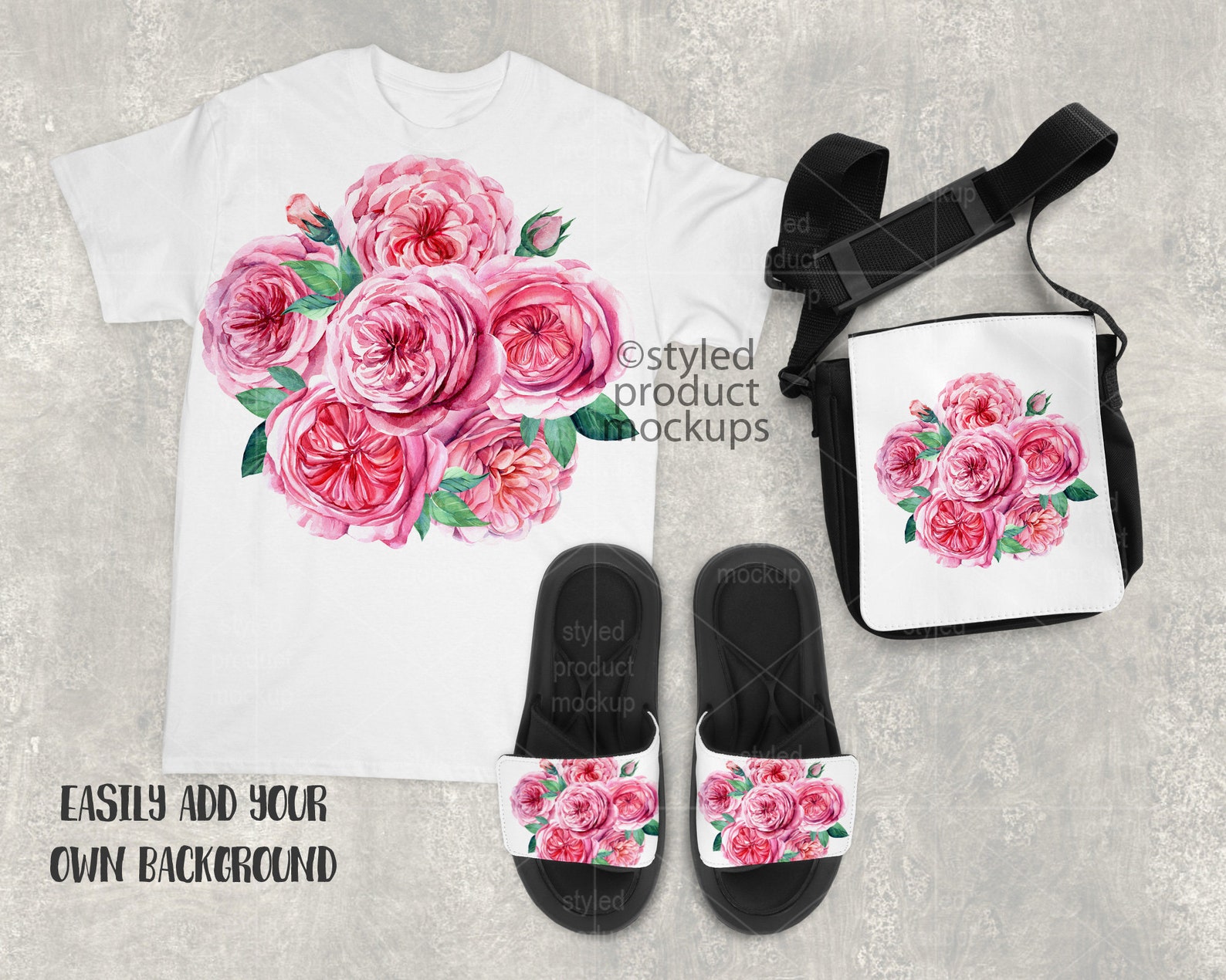 Dye Sublimation Clothing Gift Set Mockup Add Your Own Image - Etsy