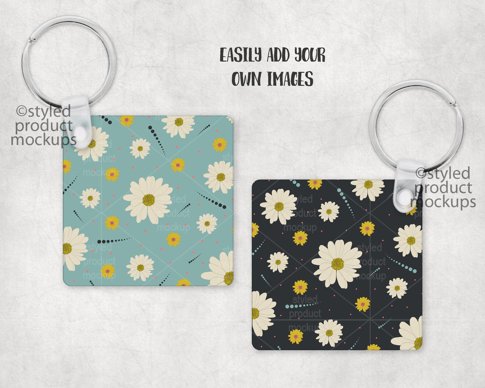 Dye Sublimation Square Hardboard Keychain With Corner Hole - Etsy