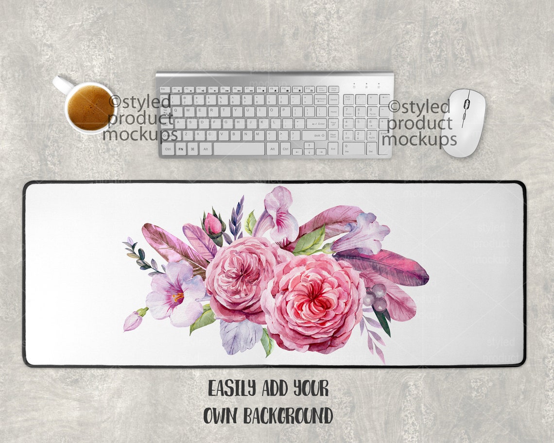 Dye Sublimation 805 X 300 Mm Gaming Desk Mat With Black Edge | Etsy