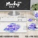 Dye Sublimation Computer Desk Set Mockup Add Your Own Image - Etsy