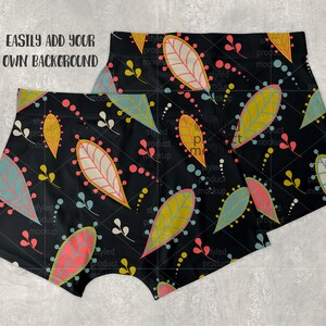 Dye Sublimation Adult Men's Boxers Mockup | Add Your Own Image and ...