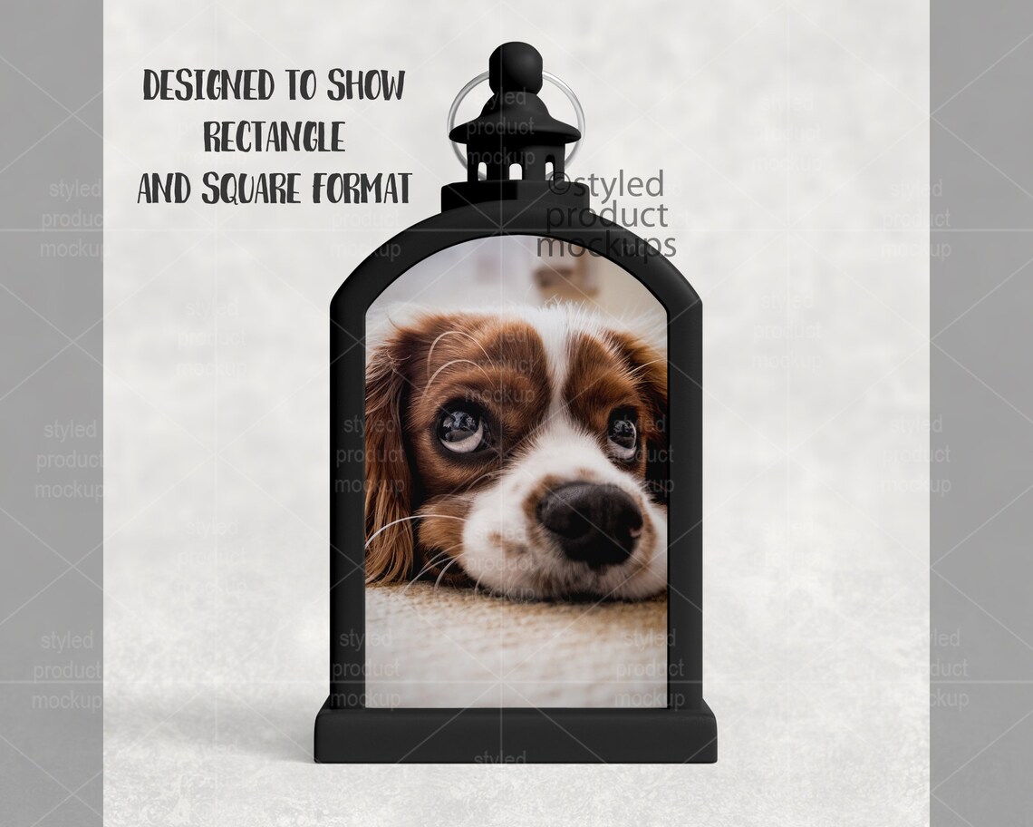 Sublimation Lantern Mockup | Sublimation LED Lantern Mockup | Add Your ...