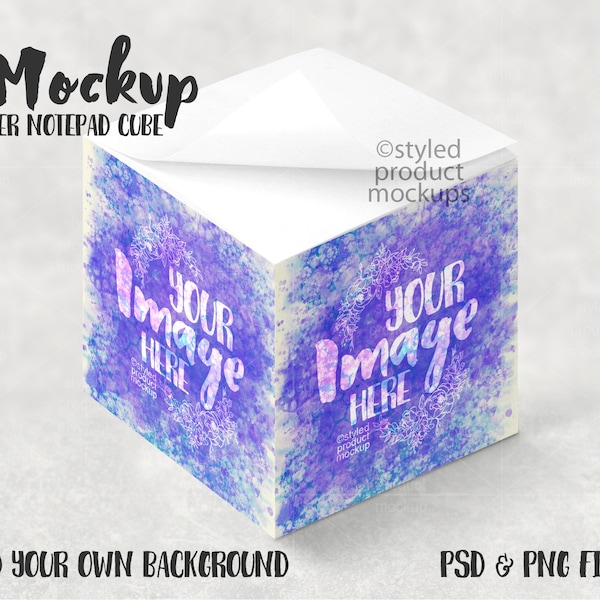 Notepad Cube - Etsy