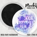Magnet Back Button Mockup Add Your Own Image and Background - Etsy