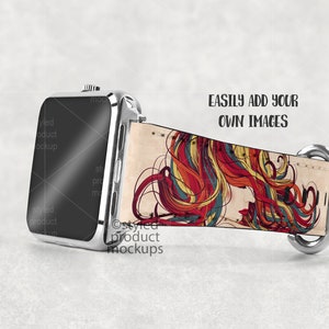 Dye Sublimation Smart Watch Band Mockup | Add Your Own Image and ...