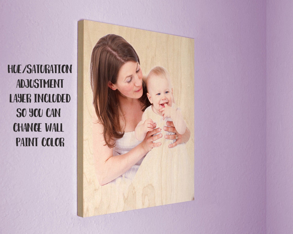 Wood Panel Mockup Template | Digital Download | Stock Photography ...