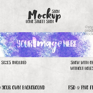 Dye Sublimation Station House Street Sign Mockup | Add Your Own Image ...