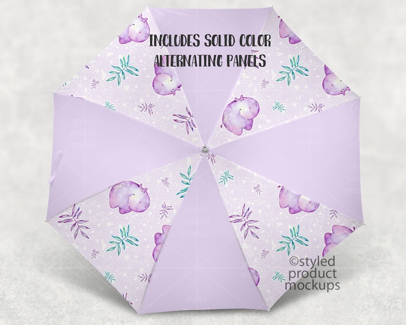 Dye Sublimation Umbrella Mockup | Add Your Own Image and Background ...