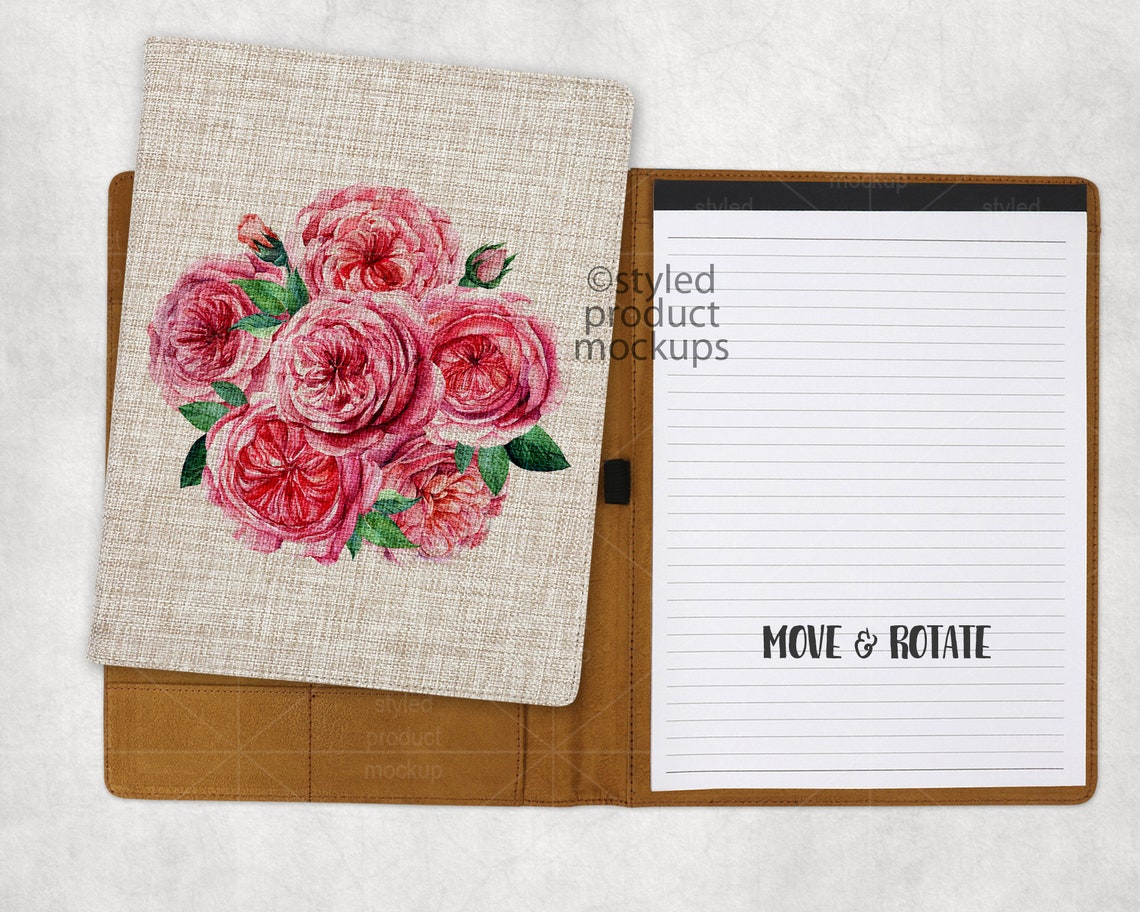 Dye Sublimation Burlap Portfolio Mockup Add Your Own Image - Etsy