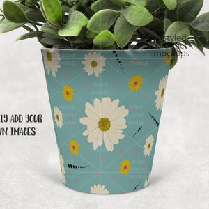 Dye Sublimation Flower Pot Mockup | Add Your Own Image and Background ...