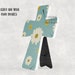 Dye Sublimation Ceramic Cross on Easel Mockup | Add Your Own Image and ...