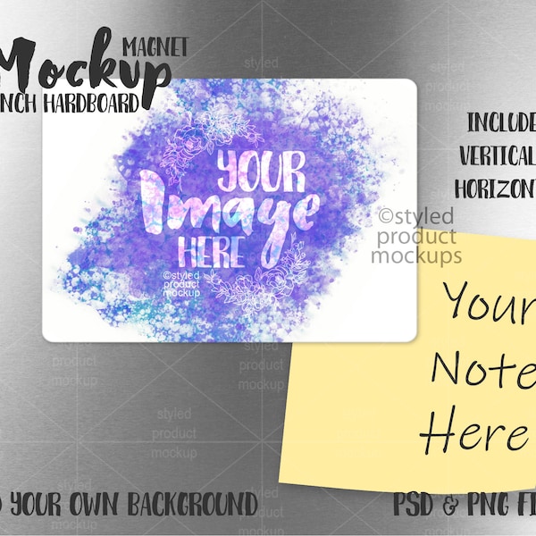 Magnet Mockup - Etsy