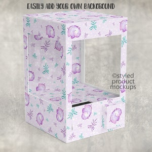 Party Favor Claw Machine Gift Box Mockup 11x17 | Add Your Own Image and ...