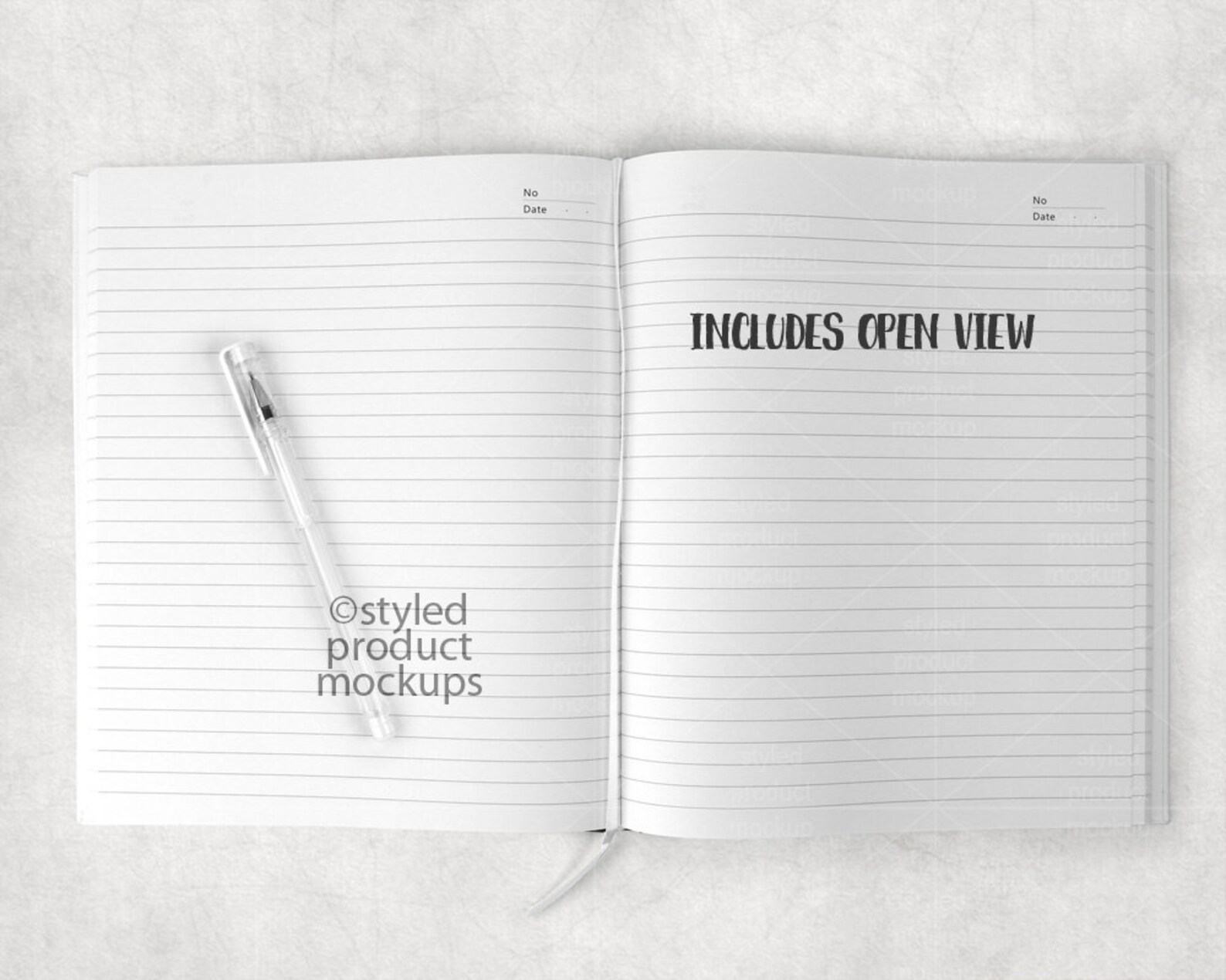 Dye Sublimation Large Fabric Notebook Template Mockup Add | Etsy