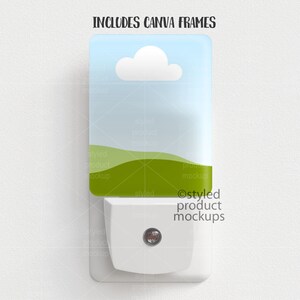 Dye Sublimation Acrylic Rectangle Night Light Mockup | Round Nighlight ...