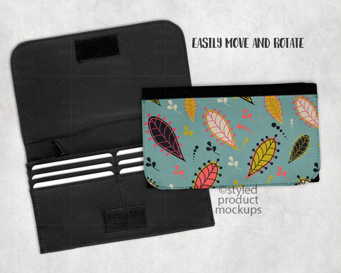 Dye Sublimation Ladies Wallet Mockup Template Add Your Own - Etsy