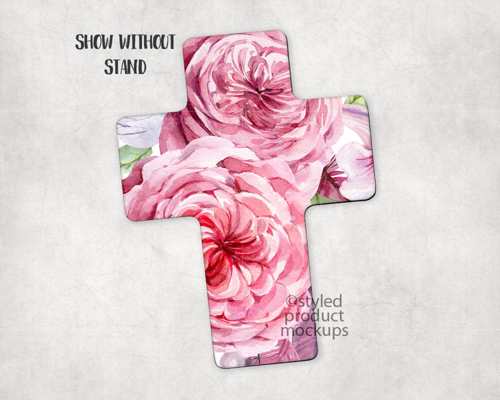 Dye Sublimation Hard Board Cross Mockup Template Add Your | Etsy