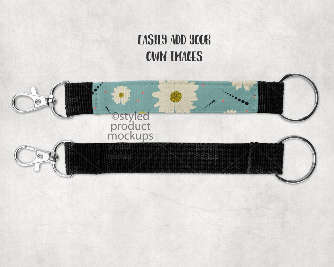 Dye Sublimation Fabric Key Fob Mockup Add Your Own Image and | Etsy