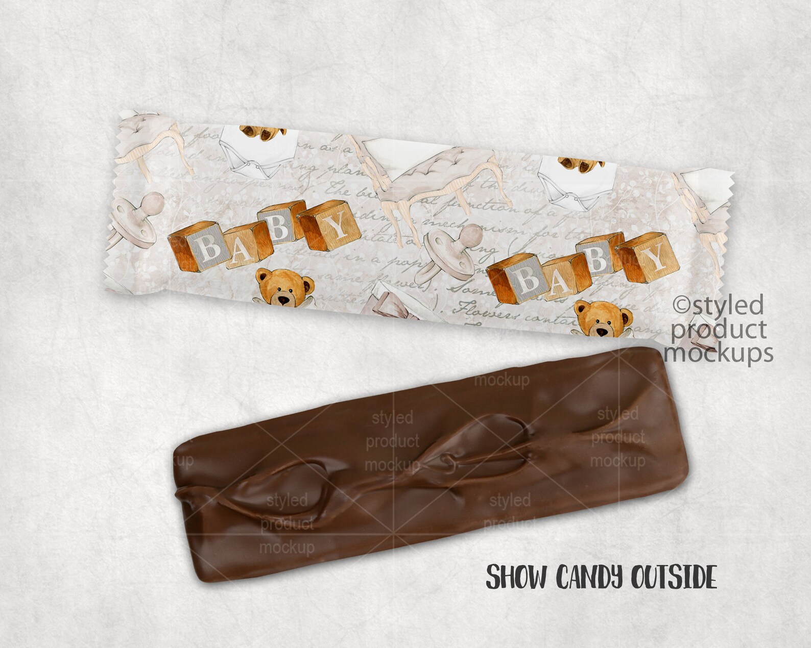 Party Favor Wrapper for Chocolate Bar With Peanuts and Caramel - Etsy