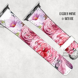 Dye Sublimation Smart Watch Band Mockup | Add Your Own Image and ...