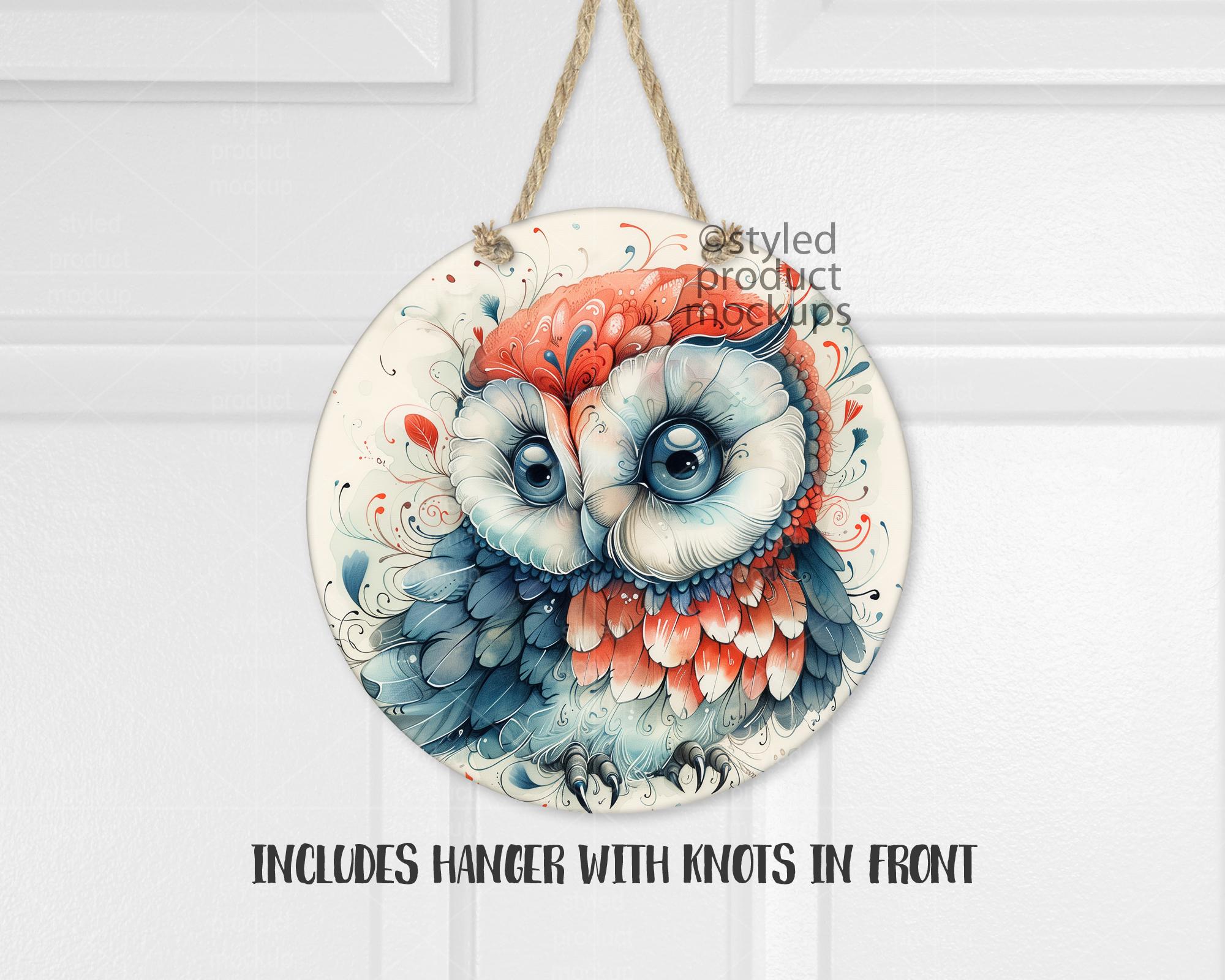 Dye Sublimation Round Hanging Sign Mockup | Add Your Own Image and ...