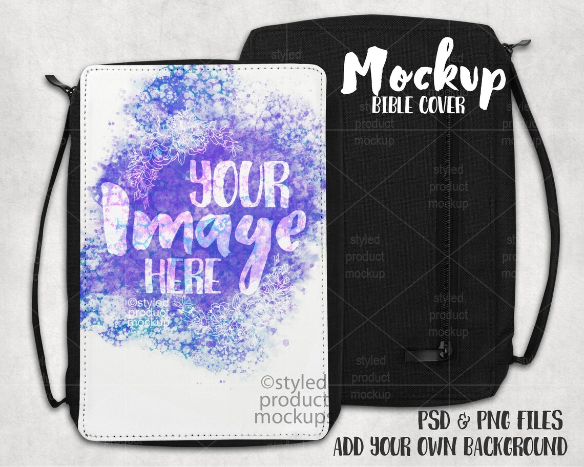 Dye Sublimation Bible Book Cover Mockup Add Your Own Image - Etsy