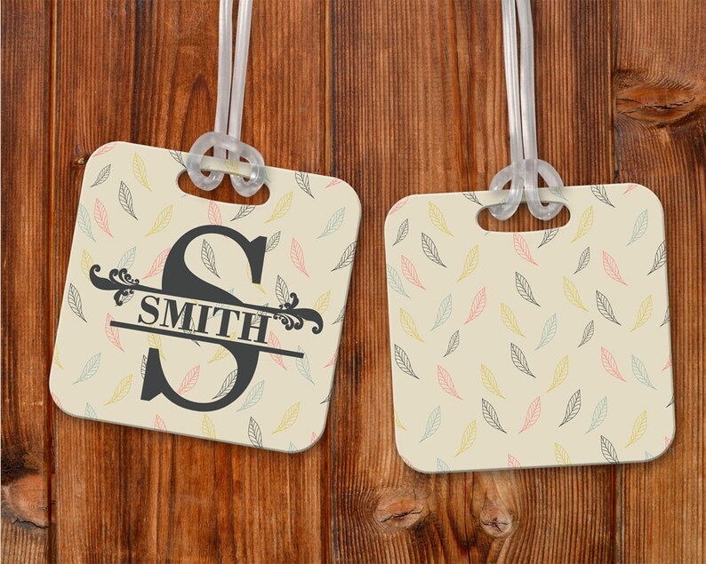 Square Luggage Tag Mockup Template Bag Tag Template | Etsy