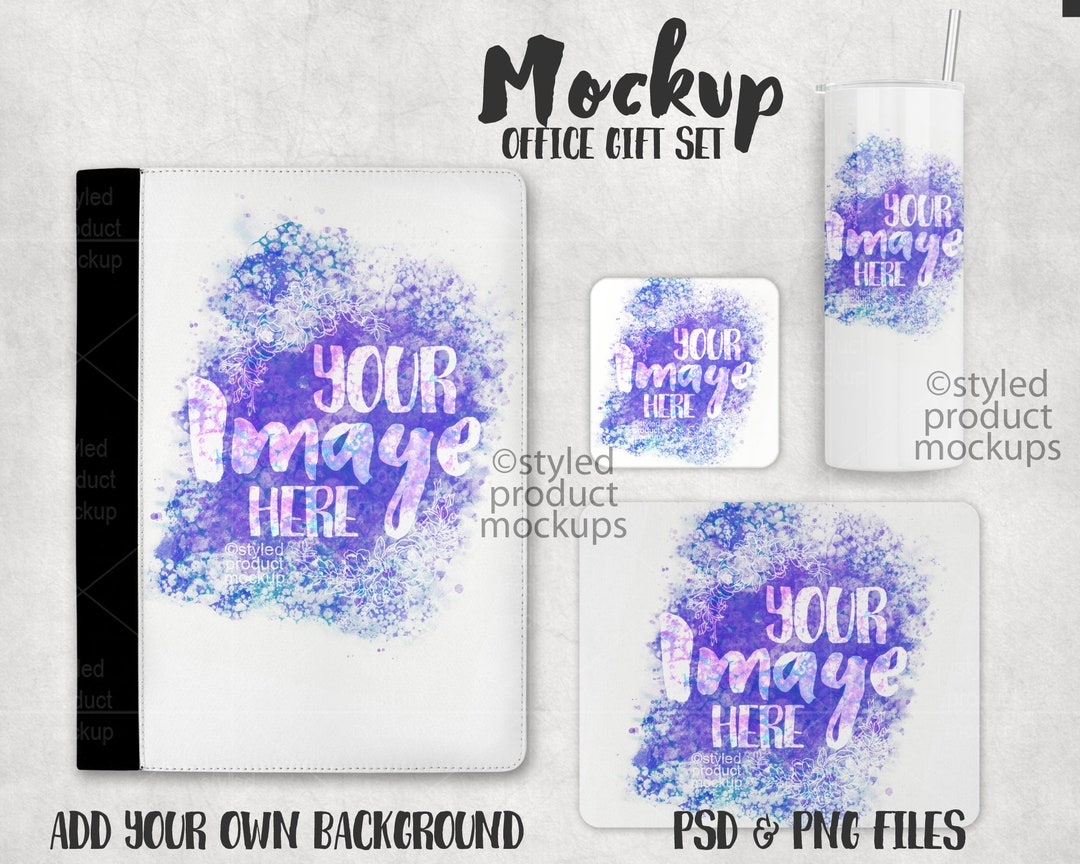 Dye Sublimation Portfolio 20oz Skinny Tumbler, Mousepad and Coaster ...