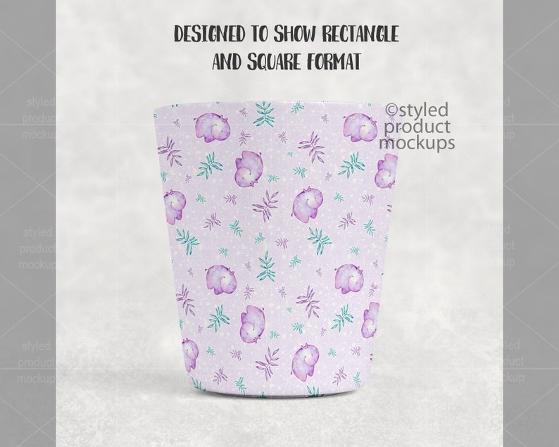 Dye Sublimation Kids Polymer Cup Mockup | Add Your Own Image and ...