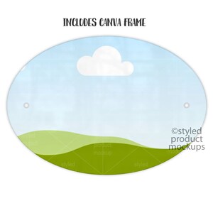 Dye Sublimation Door Sign House Sign Mockup Add Your Own Image and ...