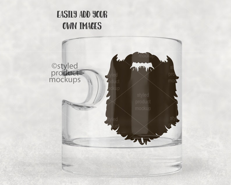 Dye Sublimation Cigar Holder Whiskey Glass Mockup | Add Your Own Image ...