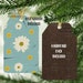 Dye Sublimation Gift Tag Shaped Ornament Mockup | Add Your Own Image ...