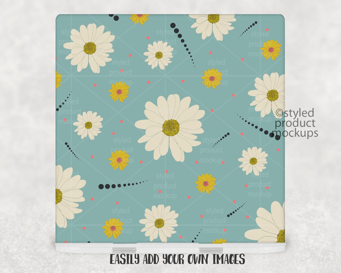 Dye Sublimation Acrylic Square Free Standing Sign Mockup Add - Etsy