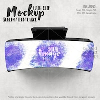 Hair Clip Mockup Template: PNG Set of 5 (digital Download) - Etsy