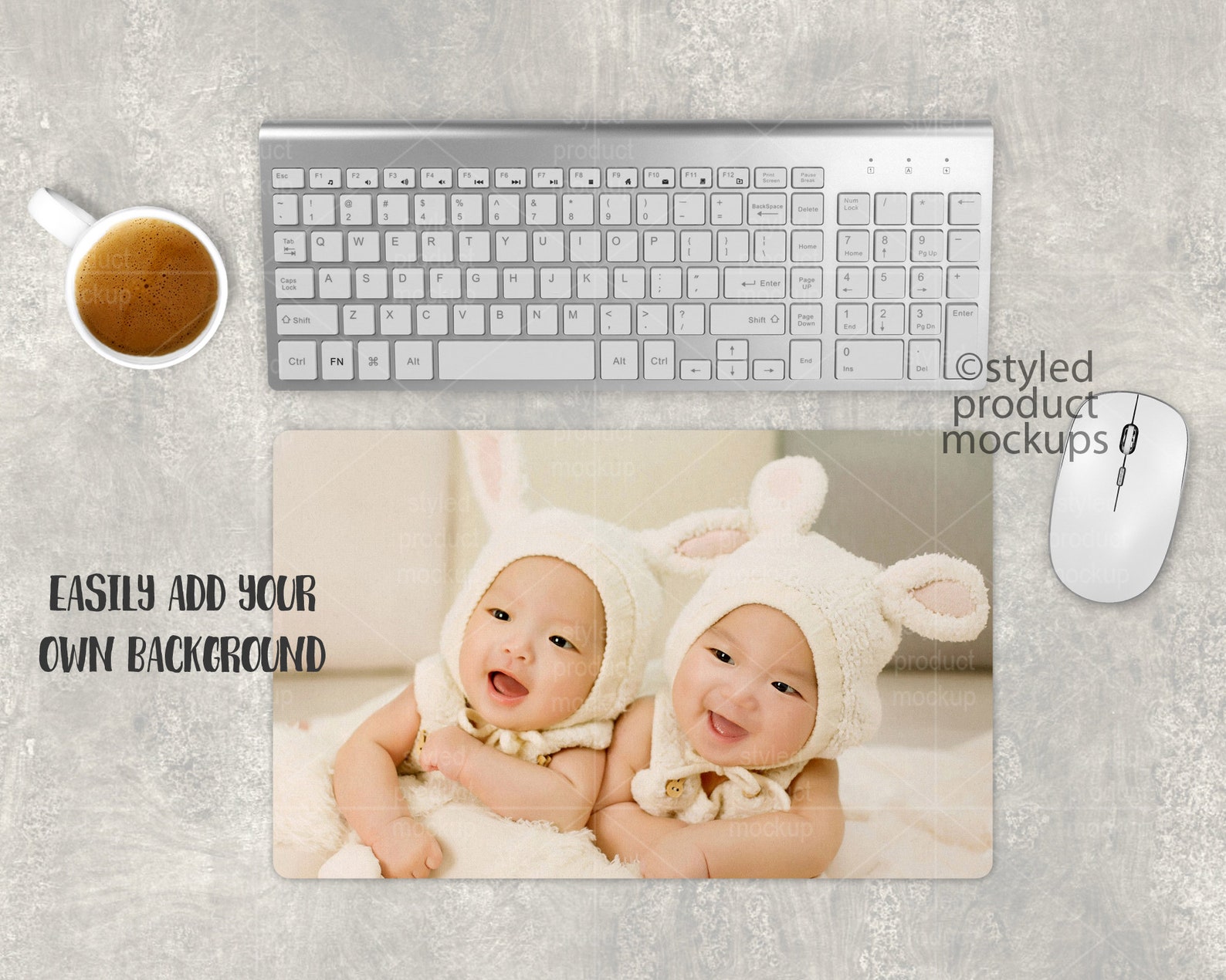 Dye Sublimation 10x16 Inch Desk Mat Mockup Add Your Own - Etsy