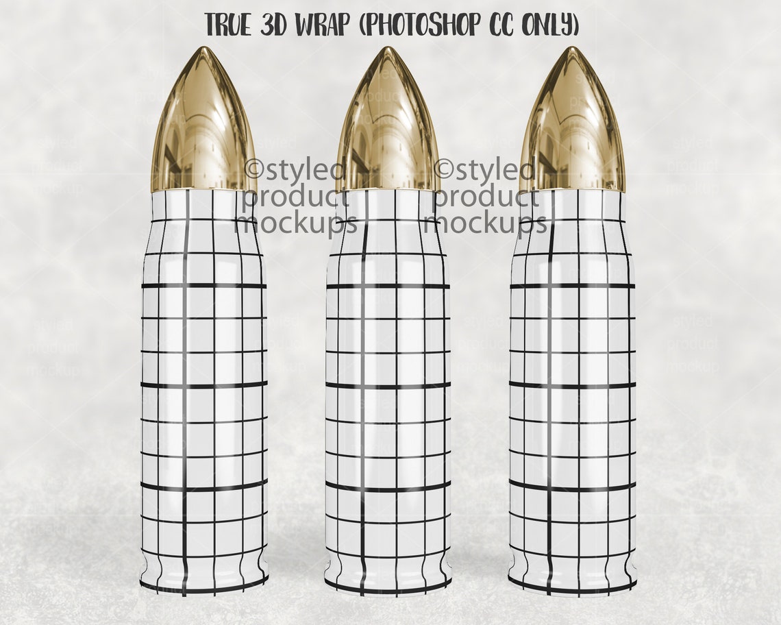 Dye Sublimation 17 Oz Bullet Tumbler Mockup Add Your Own - Etsy